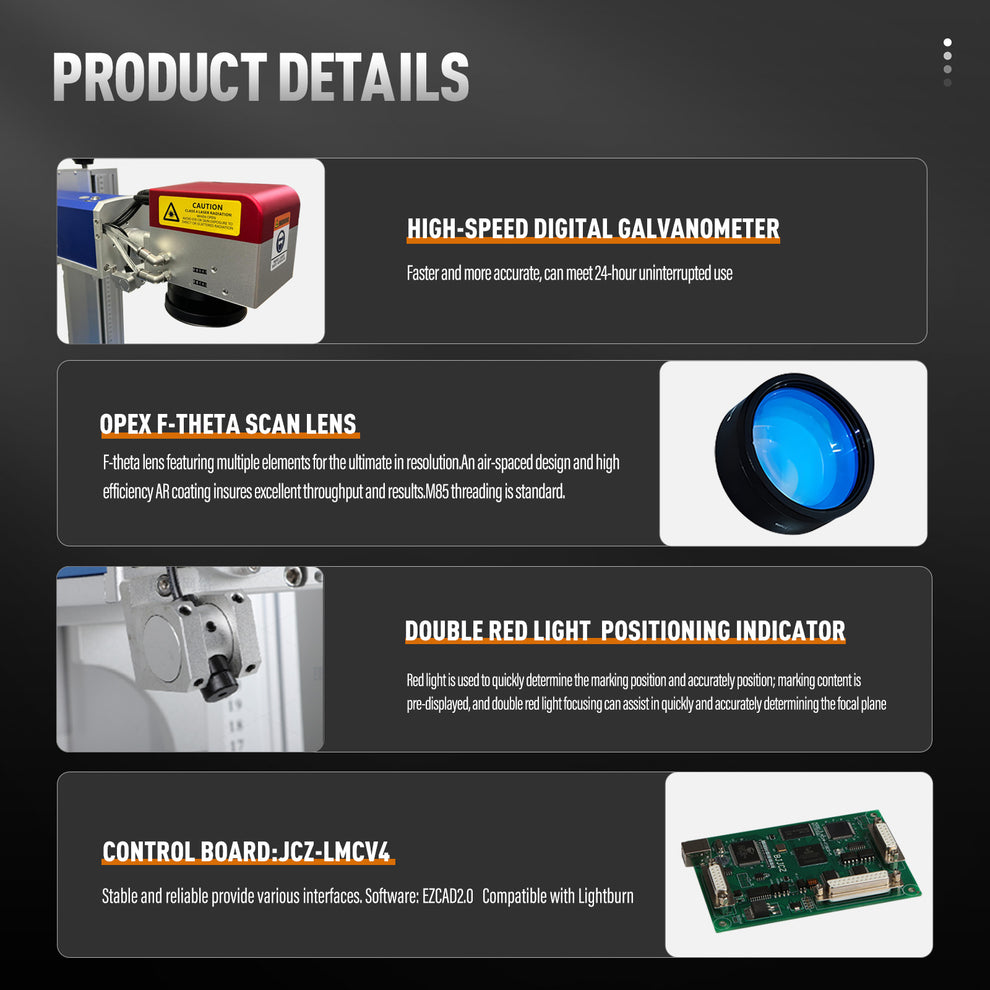 SFX-300GS 300W MOPA Desktop Fiber Laser Marking Machine 110V Fiber Eng ...