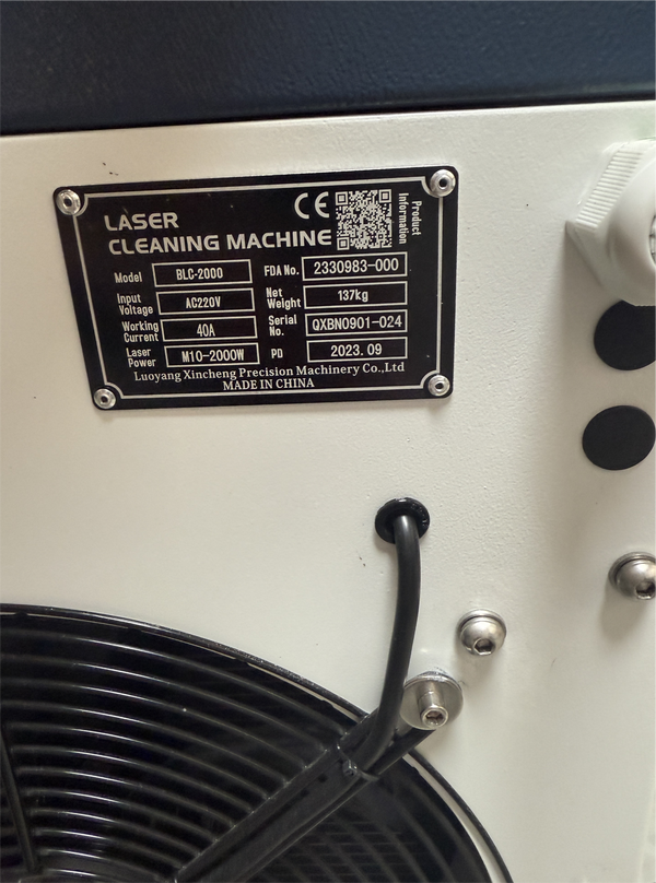 SFX 90% New BLC 2000W Laser Cleaning Machine Laser Cleaner Smart Inter ...